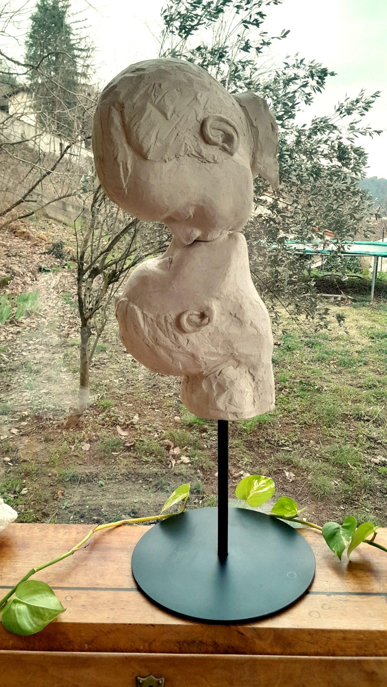 le baiser Agapé - Sculptures et créations de Saby - Lyon